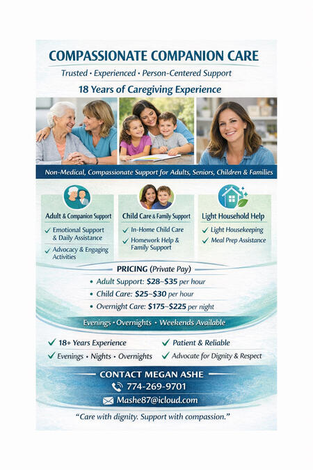 Compassionate Companion Care | Peer Support & Companion Services